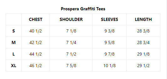 Prospera "Graffiti" Double Layer Tee